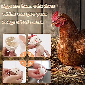 2PCS Silicone Egg Brush Cleaner, Multipurpose Vegetable and Fruit Scrubber Tool for Fresh Eggs, Egg Washer Cleaning Brush - Egg Cleaner for Fresh Eggs