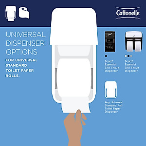 Cottonelle® Professional Standard Roll Bathroom Tissue (17713), 2-Ply, White, 60 Rolls / Case, 451 Sheets / Roll, 27,060 Sheets / Case