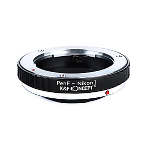 K&F Concept Lens Mount Adapter Compatible with Olympus Pen-F Lens to Nikon 1 Series Camera