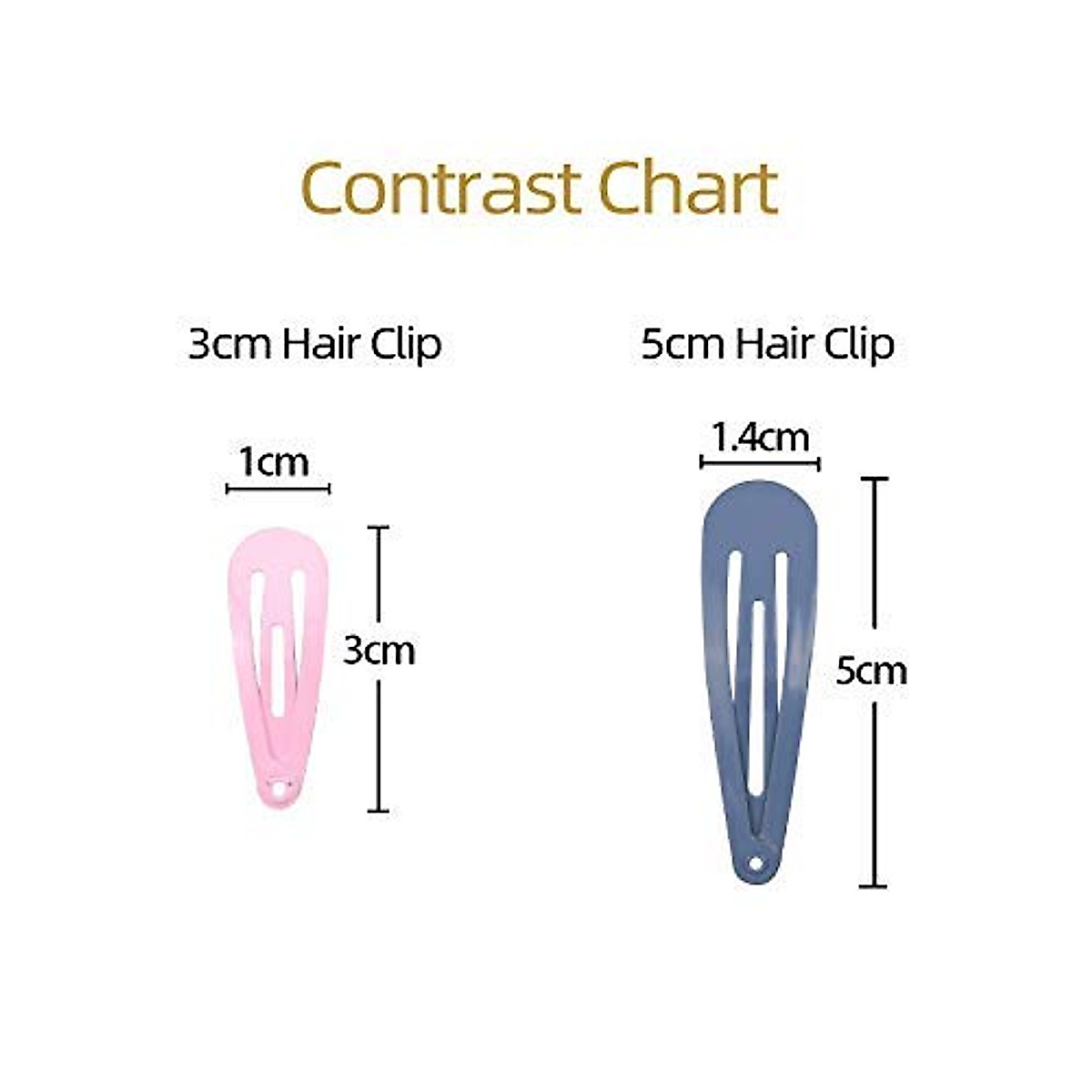 Toddler Hair Clips, Funtopia 80 Pcs (1.2 Inch, 3cm) Cute Mini Snap Hair Clips for Baby Girls Kids, Colorful Small Snap Barrettes Metal Hair Clips for Fine Hair