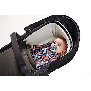 Joovy Portable Stroller Bassinet with Zip Closure, UPF 50 Sun Canopy - Compatible Qool and Caboose RS Strollers (Adapters Sold Separately)