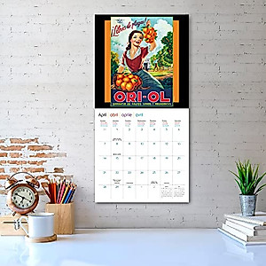 Bon Appétit 2024 Wall Calendar — Vintage Poster Art, 16-Month Cooking Calendar, 12" x 12"