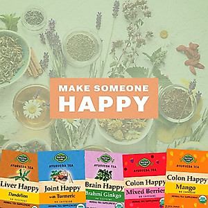 Herbal Cup Ayurveda Cold & Flu Tea, Organic Health & Wellness, No Caffeine Herbal Teas (16 Count, Pack of 1)