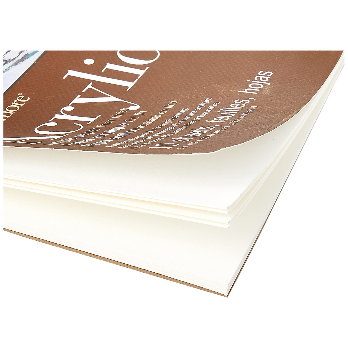 Strathmore Acrylic Paper Pad 9"X12"-10 Sheets -430900