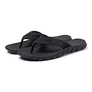 Oakley Mens Operative Sandal 2.0 Flip-Flop, Blackout, 10 US