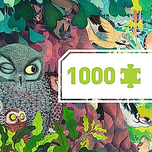 DJECO Gallery Jigsaw Puzzle, Owls and Birds, Multi