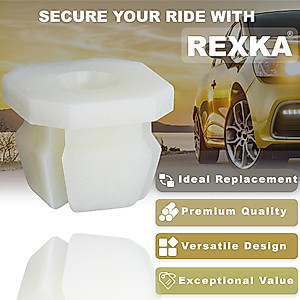 Rexka 30ps Nylon Grill Screw Nuts #8 Screw Size for GM 3893980 Chrysler Chevy 1967-on