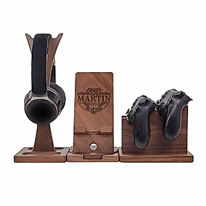 Gamer Gift for Men, Adjustable Controller Organizer with Headphone Holder, Rotating Phone Stand & Game Controller Stand - Unique Gift Idea for Teenage Boy, Gamers, Game Lover on Birthday, Fathers Day