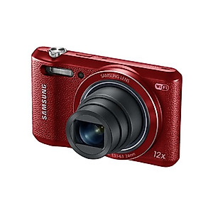 Samsung WB35F 16.2MP Smart WiFi & NFC Digital Camera with 12x Optical Zoom and 2.7" LCD (Red)