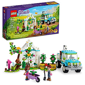 LEGO Friends Tree-Planting Vehicle 41707 Building Toy Set for Kids, Girls, and Boys Ages 6+ (336 Pieces)