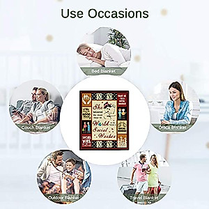 Joyloce Social Worker Practitioner Blanket Birthday Gift 60"x50" for Women - Lightweight Soft Warm Cozy Fuzzy Throws Blankets for Home Bedroom Sofa Couch Decor with Beautiful Print
