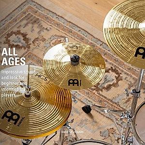 Meinl Cymbals HCS 10" Splash Cymbal for Drum Set — Made in Germany — Traditional Medium Brass, 2-Year Warranty, (HCS10S)