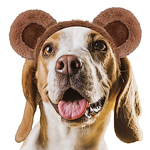 pagreberya Costume Headband, Animal/Birthday Theme, Bear and Monkey Ears Headband Fabric, Hand Wash Only, SPTA134, One Size Fits All, children, adults, partygoers