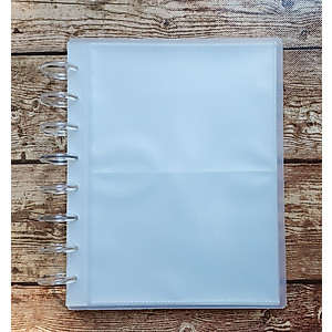 Disc Bound Sticker Storage and Photo Album with Double Sided 4x6 Pockets