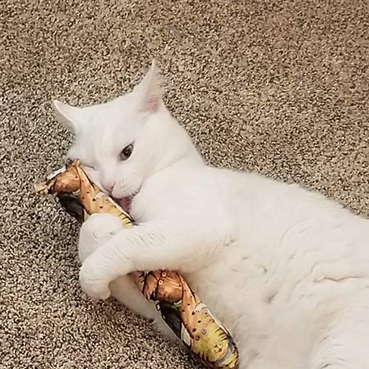 Kitty Kick Stix 11" Catnip Kicker Toys - Set of 2 Cat Kickers, The Original Made in USA