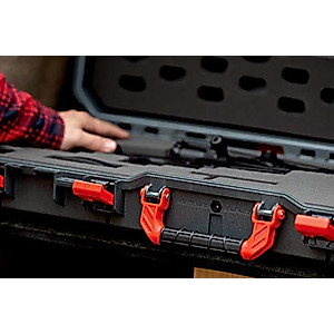 Plano All Weather 42 Inch AW2 Tactical Case with Rustrictor, Premium Gun Case with Perforated Pluck Foam for Custom Protection, Black