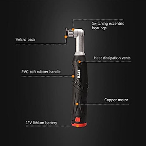 SPTA Cordless Mini Car Polisher, 12V Micro Cordless Scratches Killer Car Polisher RO/DA Mini Car Polisher for polishing, Sanding and Cleaning