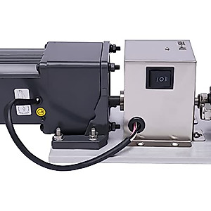 LOHISHILO 4L Electric Grain Grinder Mill Corn Grinder Barley Feed Malt Crusher Grain Mill Homebrew with Hopper 60W, 75 RPM, Steel Materialfor Rice, Corn, Grain, Coffee, Wheat