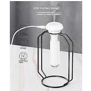 USB Cool Mist Humidifier-Portable Mini Air Humidifier for Bedroom Desk Car Travel Office Baby With Adjustable Length