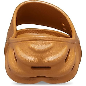 Crocs Unisex-Adult Echo Slides, Sand, 12 Women/10 Men