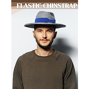 Tigeen 6 Pcs Stretchable Bowknot Hat Band Cowboy Hat Bands for Women Hat Bands Hat Ribbon Panama Straw Hat Accessories (Retro Colors)