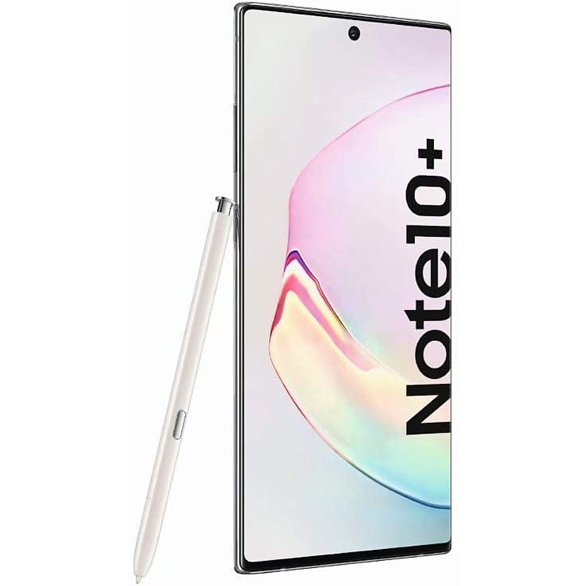 SAMSUNG Galaxy Note 10+ Plus (256GB, 12GB) 6.8" QHD+ AMOLED, Snapdragon 855, 4300mAh Battery, 4G LTE Fully Unlocked (T-Mobile, Verizon, Global) N975U1 US Model (w/Wireless Charger Pad, White)