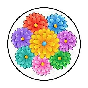 48 pcs Flowers Galore​ Stickers Envelope Seals Labels Round Tags, Stamps Sticker for Gift Cards, Envelopes, Boxes for Holiday, Birthday, Christmas