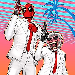 Marvel Comics 80th Anniversary Legends Series 6"-Scale Vintage Comic-Inspired Deadpool & Hit-Monkey Collectible Action Figure 2 Pack