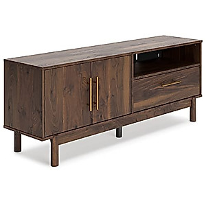 Signature Design by Ashley Calverson Rustic Medium TV Stand Fits TVs up to 63", Brown