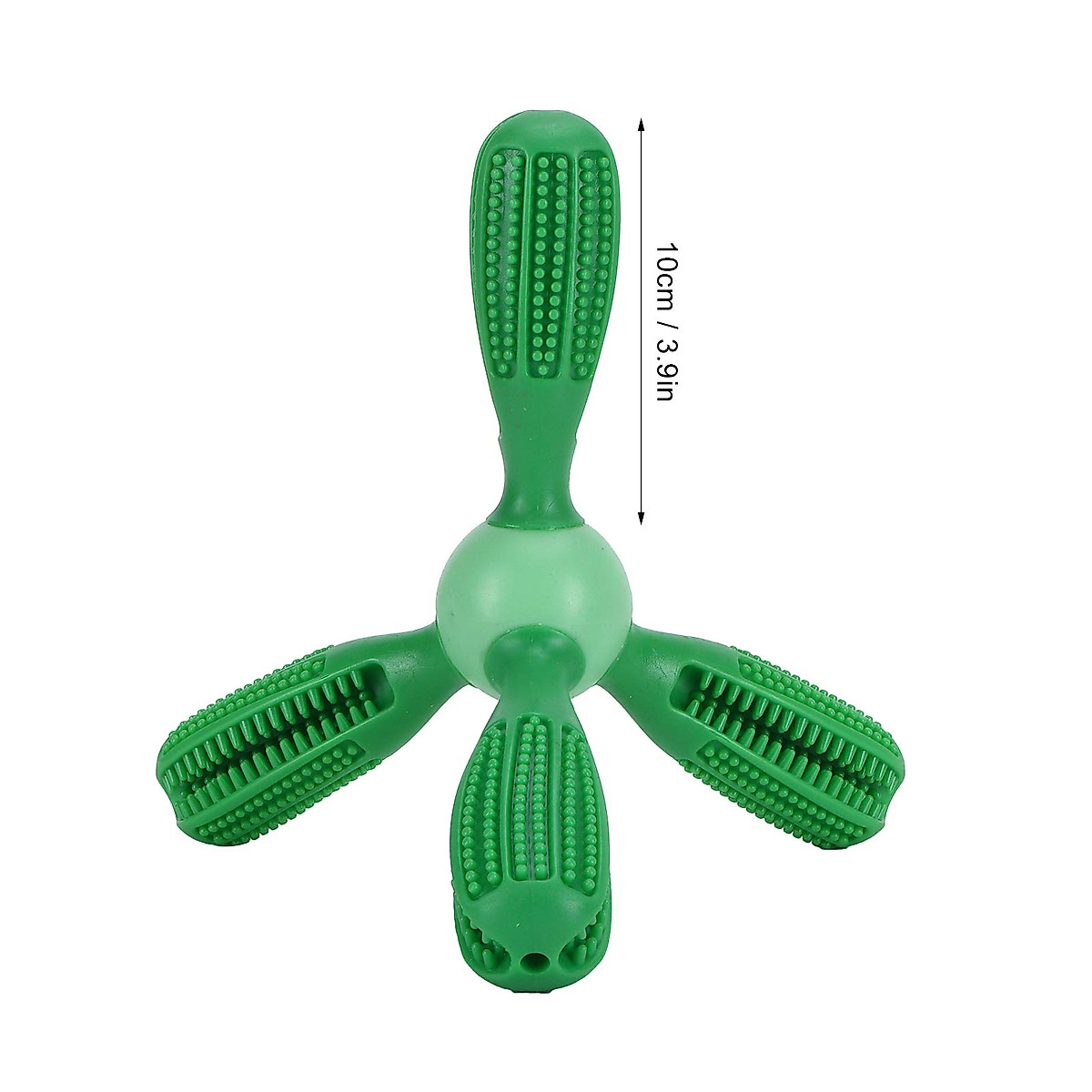 Dog Teether Dog Toothbrush Stick Teeth Cleaning Dental Educational Chew Toy TPR Pet Molar Rod Suitable for Dogs Dog Teeth Cleaning Stick(Green)