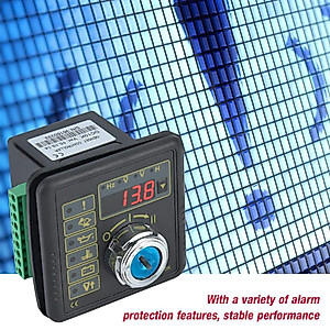 YWBL-WH Generator Controller Module DC10K Engine Manual Start Generator Controller Control Module Control Panel,