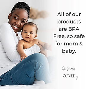 Zomee Flex Breast Nipple Shield Latch Assistance Inverted or Flat- Comfortable & Soft for Easy Pumping Use for Z1 Z2 Breast Pump (28 mm) 2 Pack