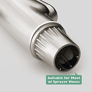 Sink Sprayer Replacement, Universal Kitchen sink Sprayer,Houtingmaan Sink Sprayer Head, Kitchen Sink Side Sprayer Head, Faucet Sprayer Head Brushed Nickel