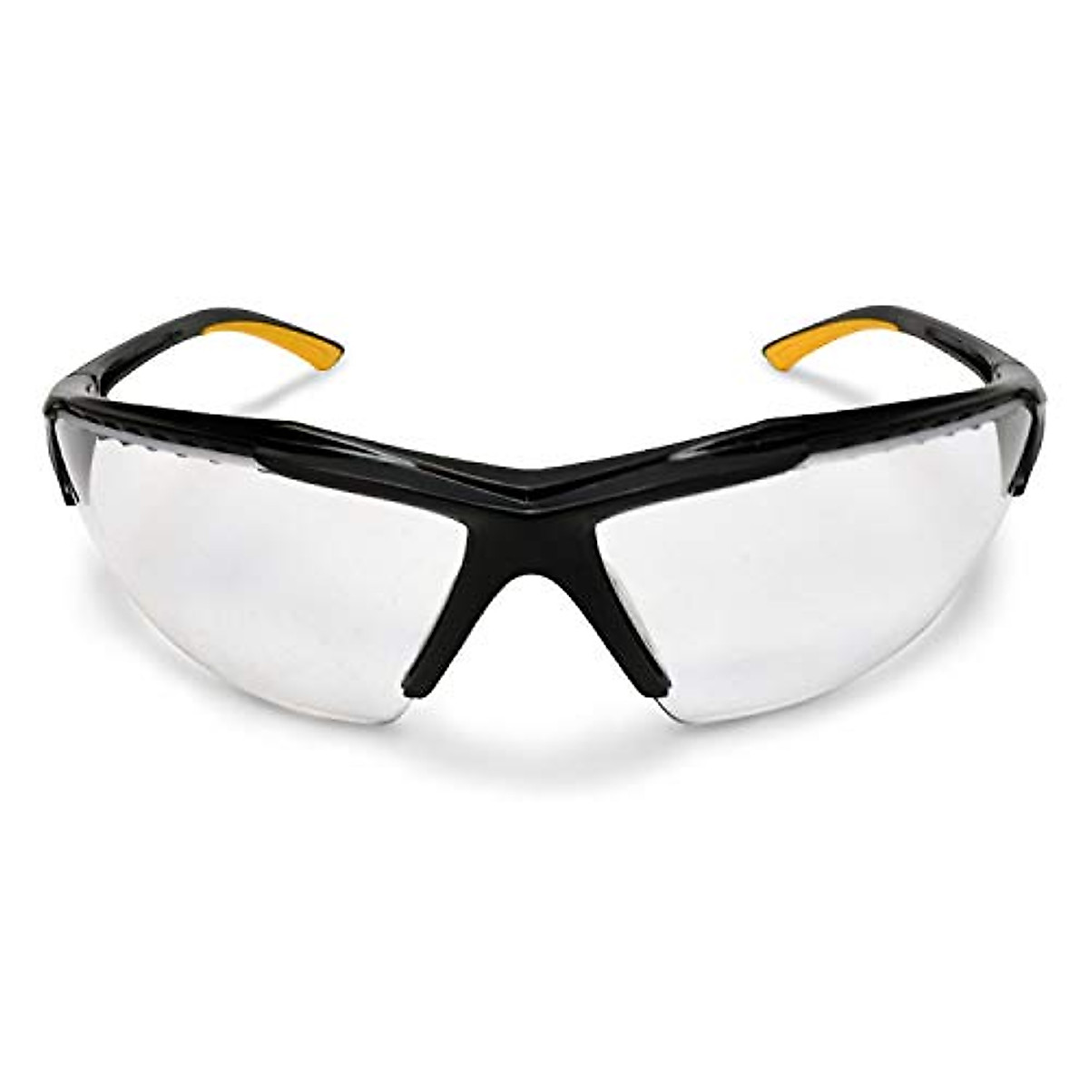 DEWALT DPG106 Spector In-Viz Bifocal Safety Glass - Black/Yellow Frame - Clear Lens - 2.5 Diopter, DPG106-125D