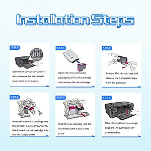 62XL Ink Cartridges Combo Pack(2 Black) Replacement for HP 62 62XL Ink Cartridge Compatible for HP Envy 5540 5549 5640 5660 7640 7645 OfficeJet 5740 5741 8040 Office