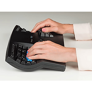 KINESIS Advantage2 Quiet LF Ergonomic USB Keyboard (KB600LFQ)