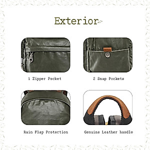 TSD Urban Canvas Backpack,Durable Hiking Lightweighted Casual Daypack Backpacks,Sturdy Travel Backpack Perfect for Work and Travel