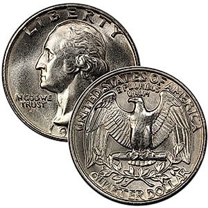 1970 P, D - 1998 P, D Our Choice of Year 4 Coin Washington Quarters and 4-Pack Folders - 1932 to 1998 (Whitman Folder) Quarter Uncirculated