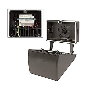 24W LED Wall Pack Light, Commercial and Industrial Outdoor Pathway Lighting, IP65 Waterproof LED Exterior Light, 3120 Lumens, 200-250W HPS/HID Replacement, 5000K Daylight A ETL & DLC Listed