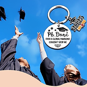 PhD Gifts for Women Graduation Keychain Gifts for Him Her PhD Graduation Gifts for Senior Graduate Student Funny Graduation Gifts for Women Men Son Daughter Doctor of Philosophy Nursing Grad Gift