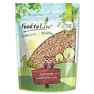 Food to Live Pearled Farro Grain, 1 Pound – Kosher, Vegan, Whole Grain in Bulk, Good Source of Dietary Fiber, Protein and Iron