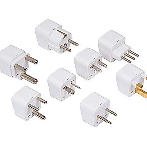 GR-8 Power Compact & Slim Travel Charging Station - International Power Adapter - Surge Protector - Power Strip with 4 Intelligent USB - Free Bonus Included