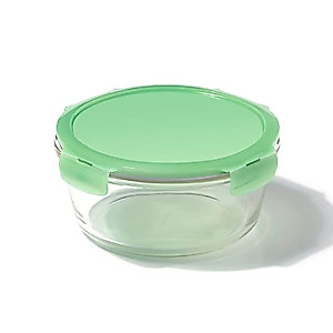 LocknLock Purely Better Glass Food Storage Container with Lid, 32 Ounce, Clear