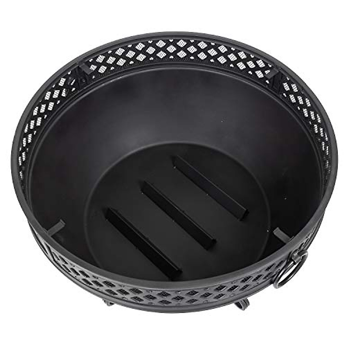 Pleasant Hearth OFW003R fire Pit, Black