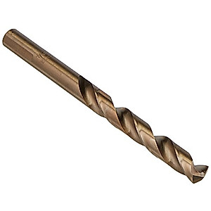 BOSCH CO2155 1-Piece 7/16 In. x 5-1/2 In. Cobalt Metal Drill Bit for Drilling Applications in Light-Gauge Metal, High-Carbon Steel, Aluminum and Ally Steel, Cast Iron, Stainless Steel, Titanium