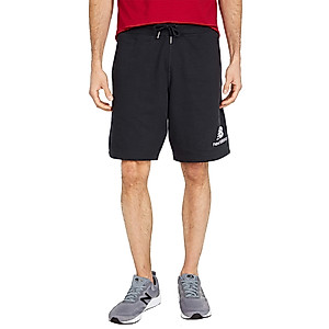 New Balance Men's NB Essentials Stacked Logo Short, Black , Large