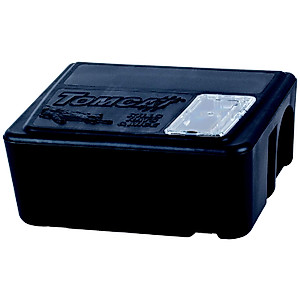 Tomcat Rat & Mouse Killer Child & Dog Resistant, Refillable Station, 1 Station, 15 Bait Blocks (4-Pack)