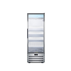 ACCUCOLD ACR1415RH Accucold 24' Wide Pharmaceutical All-refrigerator with Right Hand Door Swing, Glass Door, Lock, Digital Thermostat and a Stainless Steel Interior & Exterior Cabinet