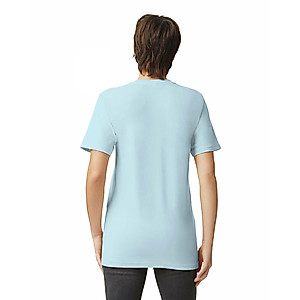 American Apparel Fine Jersey T-Shirt, Style G2001, Multipack, Powder Blue (2-Pack)