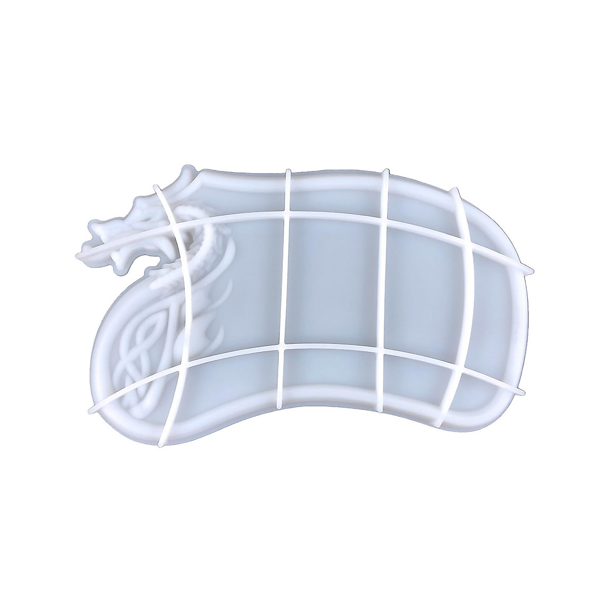 Dragon Head Shaped Resin Tray Molds,Jewelry Tray Silicone Mold for Epoxy Resin,Fruit Plate Resin Casting Mold